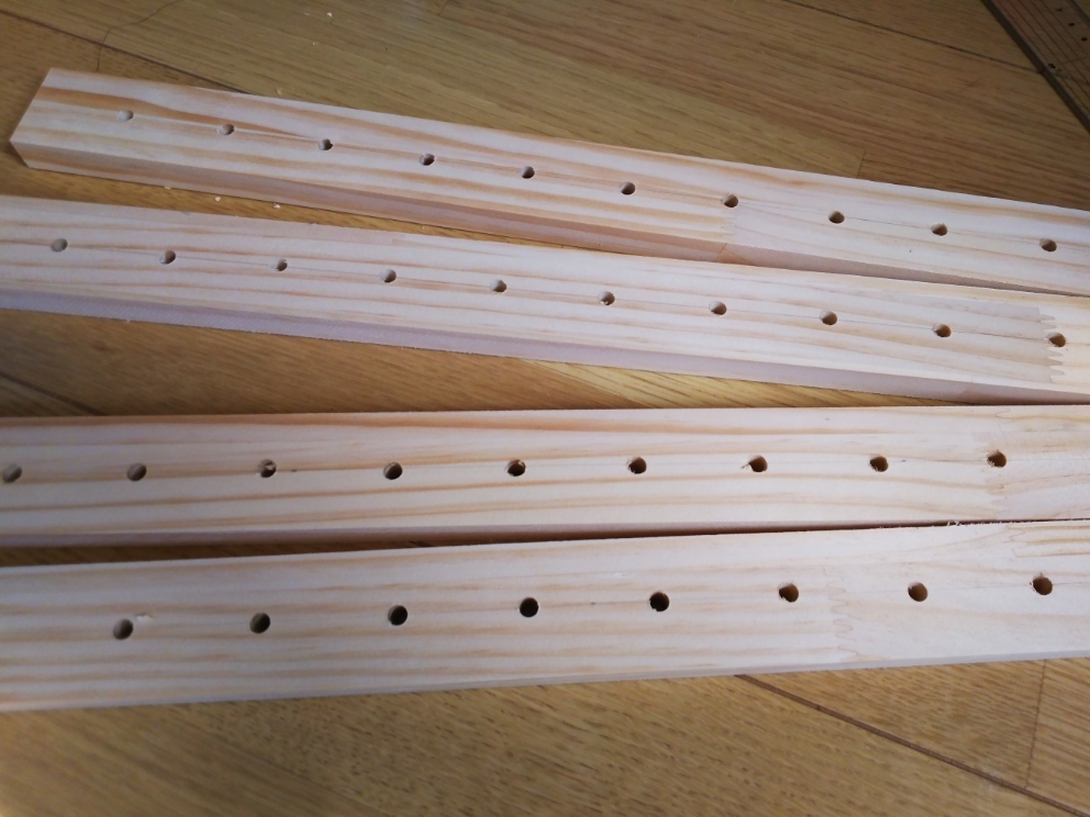 ミシン糸収納（スプールスタンド）を作ってみる: Dompa堂工房